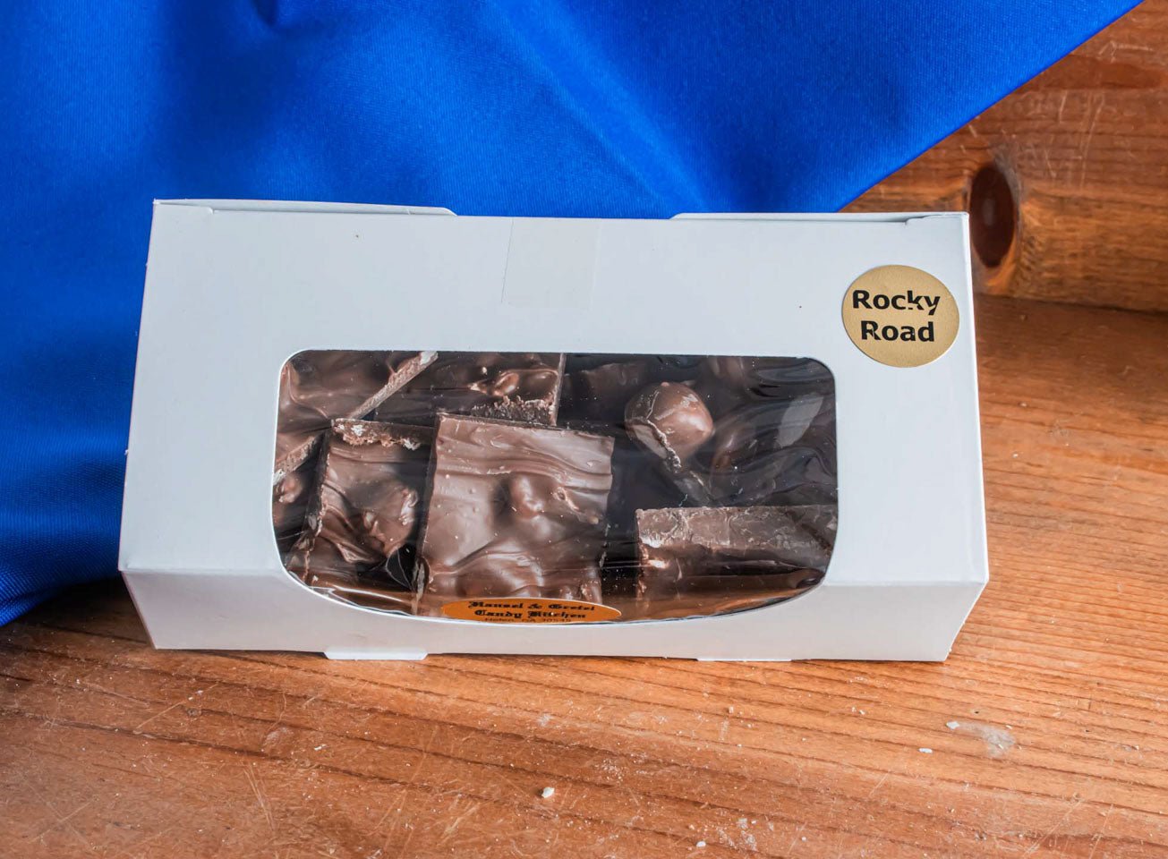 Rocky Road Bark 8oz Box - Hansel And Gretel Candy Kitchen - Helen GA